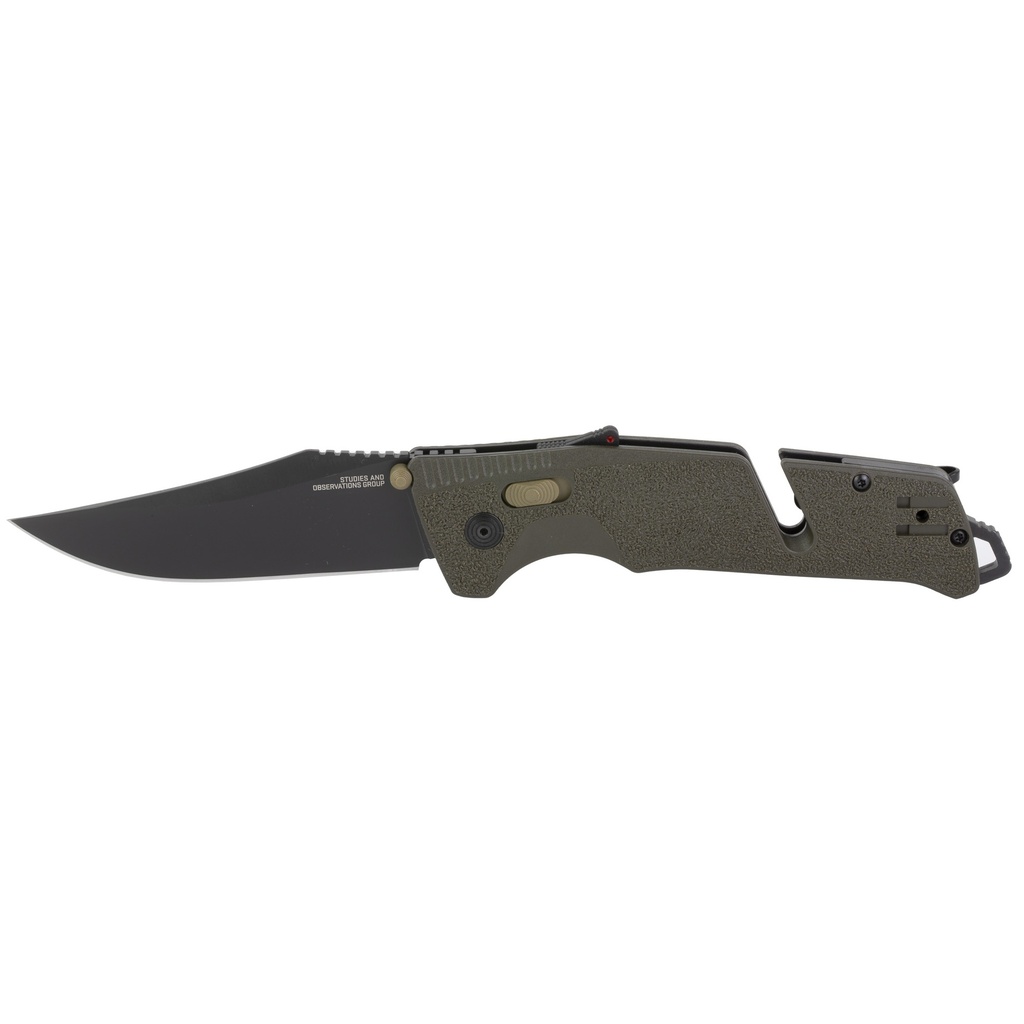 SOG TRIDENT AT OLIVE DRAB 3.7" | Forged Armory